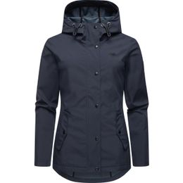 Softshelljacke Ragwear "Softshelljacke Margge Shell", Damen, Gr. L, blau (navy), Obermaterial: 100% Polyester PES. Obermaterial: Futter: 100% Polyester PES., Jacken Softshelljacke