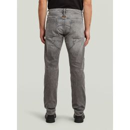 G-Star Raw G-STAR Herren Regular-fit-Jeans "Biker Patched Slim Jeans"sun faded gunmetal, Gr. 30, Obermaterial: 79% Baumwolle, 20% Baumwolle, 1% Elasthan, Jeans