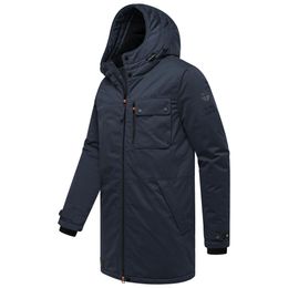 STONE HARBOUR Herren Wintermantel "Fintaan XX"navy, Gr. L, Obermaterial: 60% Polyester, 40% Nylon. Innenfutter: 100% Polyester . Wattierung: 100%