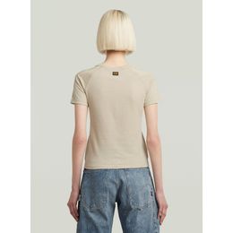 G-Star Raw G-STAR Damen T-Shirt "Embro Patch Slim T-Shirt"dk brick, Gr. S, Obermaterial: 100% Baumwolle, Shirts