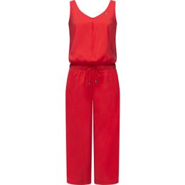 Jumpsuit Ragwear "Jumpsuit Suky", Damen, Gr. L, N-Gr, rot (rot23), Obermaterial: 80% Viskose CV. 20% Polyester PES., Overalls Jumpsuit