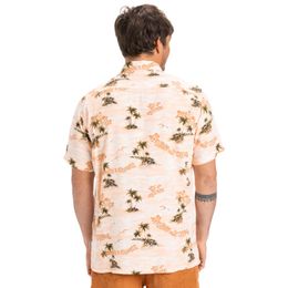 Kurzarmhemd Quiksilver "Safe Paradise", Herren, Gr. M, US-Gr&ouml;&szlig;en, beige (peach parfait naturama 32x32), Obermaterial: 100% Viskose;, Hemden Kurzarmhemd
