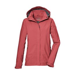 Outdoorjacke Killtec "KOS 51 WMN JCKT", Damen, Gr. 40, rot (hellrot), Obermaterial: 100% Polyester;Futter: 100% Polyester, Jacken Outdoorjacke, Damenjacke: wasserdicht, atmungsaktiv, verstellbar, abnehmbare Kapuze
