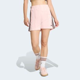 Damen Shorts "FB"sandy pink, aurora coffee, normal, gr., Gr. XS, adidas originals, Obermaterial: 100% Polyester, Hosen, FIREBIRD Classic Short,