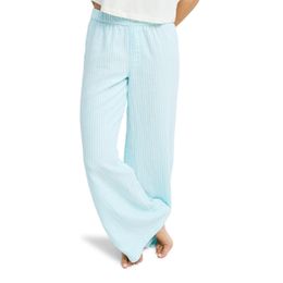 Outdoorhose Roxy "Sun Spell", Damen, Gr. L, coconut milk regular stripe, Obermaterial: 80% Walkfrottier, 20% Leinen;, Hosen Outdoorhose
