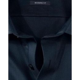 OLYMP Herren Businesshemd "Luxor modern fit", blau, Gr. 42, Web, Obermaterial: 100% Baumwolle, Hemden