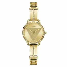 Guess Uhr 'Tri Bellini' Damen Gr&ouml;&szlig;e One Size gold / transparent