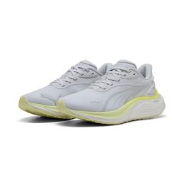 Trainingsschuh Puma "Electrify NITRO&trade; 4 Laufschuhe Damen", Damen, Gr. 35,5, silber mist apple spritz gray gr&uuml;n lila, Obermaterial: Synthetik, Textil. Futter: Textil. Innensohle: Textil. Laufsohle: Synthetik, Gummi, Schuhe