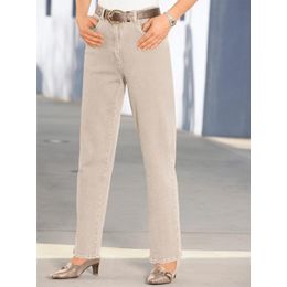 CLASSIC Damen Bequeme Jeans, grau, Gr. 20, unifarben, 98% Baumwolle, 2% Elasthan, Jeans