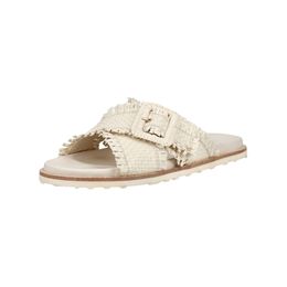Melvin & Hamilton Damen Pantolette "Melvin & Hamilton Pantoletten Leder", MELVIN & HAMILTON, Gr. 36wei&szlig;, Leder, Schuhe