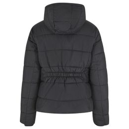 Urban Classics Damen Winterjacke "Urban Classics Ladies Short Puffer Jacket With Hood", schwarz, Gr. XS, unifarben, 100% Polyester, Jacken