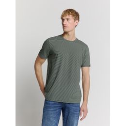 NO EXCESS Herren T-Shirt "NO EXCESS Gestreiftes Crewneck t-shirt", grau, Gr. XXXL, 100% Baumwolle, Shirts