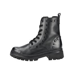 Gabor COMFORT Damen Schn&uuml;rstiefelette "Gabor Comfort Stiefelette Glattleder", Gr. 40,5schwarz, Glattleder, Schuhe
