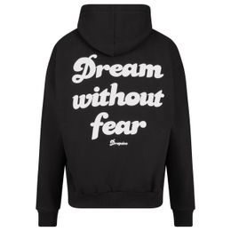 DROPSIZE Herren Kapuzensweatshirt "Dropsize Herren Heavy Oversize DWF Hoodie"schwarz, Gr. M, bedruckt, 70% Baumwolle, 30% Polyester, Sweatshirts