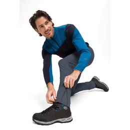 Maier Sports Herren Funktionshose "Naturno slim", blau, Gr. 54, 91% Polyamid, 9% Elasthan, Hosen, Herren Wanderhose, elastische Trekking-Hose, 4