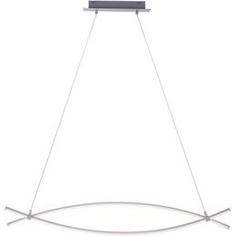JUST LIGHT Pendelleuchte "MAJA", silber (silberfarben), 2, H: 120cm, 1 Stk., Leuchten, H&auml;ngeleuchte, H&auml;ngelampe, Pendelleuchte