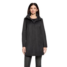 Gil Bret Damen Sommerjacke "Damen mit Stehkragen", schwarz, Gr. 44, Web, Obermaterial: 58% Baumwolle, 42% Polyester. Futter: 100% Polyester, Jacken
