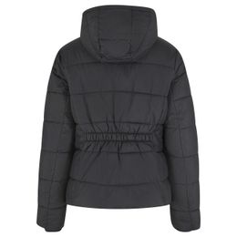 Urban Classics Damen Winterjacke "Urban Classics Ladies Short Puffer Jacket With Hood", schwarz, Gr. M, unifarben, 100% Polyester, Jacken