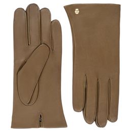 Roeckl Lederhandschuhe 'LISSABON' Damen Gr&ouml;&szlig;e S camel / braun / kastanienbraun / cognac