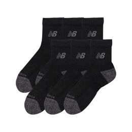 New Balance Herren Sportsocken, Gr. Sschwarz, Obermaterial: 100% Polyester, Socken