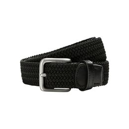 Jack & Jones Stretchg&uuml;rtel JACK & JONES "JACSPRING WOVEN BELT NOOS", Damen, Gr. 105, schwarz, Materialmix, Flechtoptik, unifarben, G&uuml;rtel Stretchg&uuml;rtel, Materialmix, verschiedene L&auml;ngen
