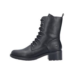 Rieker Damen Stiefelette "Rieker Stiefelette Lederimitat", Gr. 38, schwarz, Lederimitat, Schuhe