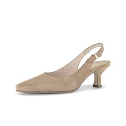 Gabor Damen Slingpumps "Slingpumps", Gr. 36beige, Schuhe