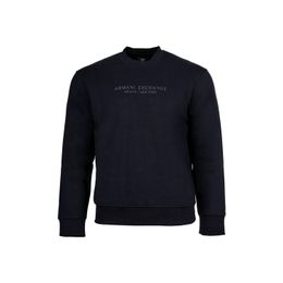 Armani Exchange Herren Sweatshirt "Sweatshirt SWEATSHIRT 1er Pack", blau, Gr. M, Obermaterial: 100% Baumwolle CO., Sweatshirts