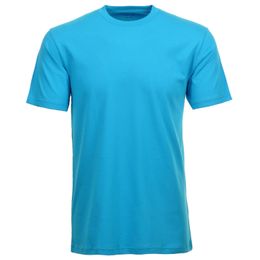 Ragman Herren Longshirt, blau, Gr. L, Baumwolle, Shirts