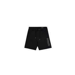 Herren Shorts "Alpha Puff Print Short", schwarz, Gr. XXXL, Alpha Industries, Obermaterial: 80% Baumwolle, 20% Polyester, Hosen