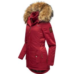 Marikoo Damen Wintermantel "Sanakoo", rot, Gr. XS, Oberstoff: 100% Polyester; Futter: 100% Polyester; Wattierung: 100% Polyester; &Auml;rmelfutter: 100%