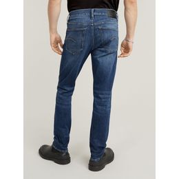 G-Star Raw G-STAR Herren Regular-fit-Jeans "3301 Slim Jeans"medium aged, Gr. 29, Obermaterial: 92% Baumwolle, 7% Elastomultiester, 1% Elasthan, Jeans