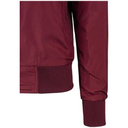 Urban Classics Damen Allwetterjacke "Urban Classics Damen Ladies Light Bomber Jacket"burgundy, Gr. M, unifarben, 100% Polyester, Jacken