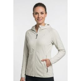 Sch&ouml;ffel SCH&Ouml;FFEL Damen Fleecejacke "Fleece Hoody Style Cascata WMS", beige, Gr. 36, Obermaterial: 94% Polyester, 6% Elasthan, Jacken