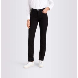 MAC Damen Stretch-Jeans "Angela", schwarz, Gr. 36, unifarben, Denim/Jeans, Obermaterial: 98% Baumwolle, 2% Elasthan, Jeans, schmal geschnitten
