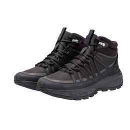Jack Wolfskin Herren Wanderschuh "WILD HIKE TEXAPORE MID M", Gr. 44schwarz, Synthetik, Schuhe, wasserdicht, Trekkingschuh