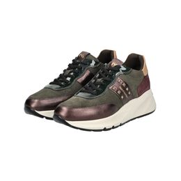 Nero Giardini Damen Sneaker "Nero Giardini Sneaker Leder/Textil", Gr. 40, rot, Leder, Textil, Schuhe