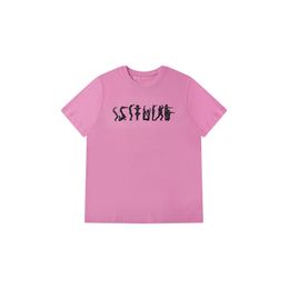 Ssstufff T-Shirt Damen Gr&ouml;&szlig;e L pink / schwarz