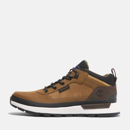 Timberland Herren Wanderschuh "FIELD TREKKER MID LACE UP SNEAKER", Gr. 45, braun, Leder, Schuhe, Wintersneaker, Sneaker, Winterschuhe