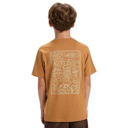 Quiksilver Jungen T-Shirt "Hw Snaky Ways"almond, Gr. 16, Obermaterial: 100% Baumwolle., Shirts