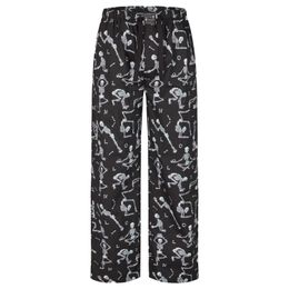 Lousy Livin Underwear LOUSY LIVIN Herren Schlafhose "Pants Pyjama Pant Yoga Studio", schwarz-wei&szlig;, Gr. M, mehrfarbig, 100% Baumwolle, Hosen, mit lockerem Schnitt