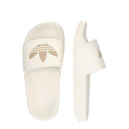 adidas originals Pantolette 'Adilette' Damen Gr&ouml;&szlig;e 39 dunkelbeige / wollwei&szlig;