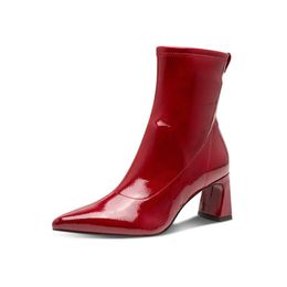 Tamaris Stiefelette Damen Gr&ouml;&szlig;e 39 rot Winterschuhe