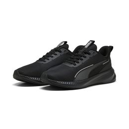 Trainingsschuh Puma "Flyer Lite 3 Laufschuhe Erwachsene", Damen, Gr. 35,5, schwarz (schwarz silber metallic), Obermaterial: Textil, Synthetik. Futter: Textil. Innensohle: Textil. Laufsohle: Synthetik, Gummi, Schuhe