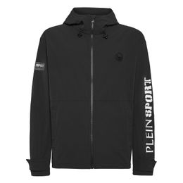 Plein Sport Herren Windbreaker "Scratch", schwarz, Gr. S, Obermaterial: 89% Polyamid, 11% Elasthan. Futter: 100% Polyester, Jacken