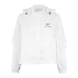 Plein Sport Damen Windbreaker "Scratch"01, wei&szlig;, Gr. L, Obermaterial: 100% Polyamid, Jacken