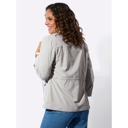 Casual Looks Damen Blusenblazer "Blusenblazer"hellgrau, Gr. 44, 94% Polyamid, 6% Elasthan, Blazer