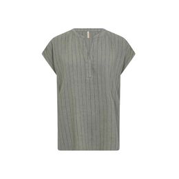 soyaconcept Damen Blusentop "Soya Concept Shirt SC_POULA"7390c misty combi, Gr. L, Obermaterial: 70% Viskose, 30% Leinen, Blusen