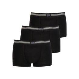 Jockey Herren Trunk "Cotton Stretch", Gr. XL, schwarz, Single Jersey, Obermaterial: 95% Baumwolle, 5% Elasthan, unifarben, Unterhosen, mittlere