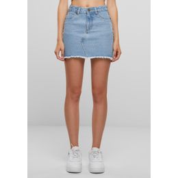 Urban Classics Damen Sommerrock "Urban Classics Ladies Heavy Mini Denim Skirt"new light blau washed, Gr. 31, unifarben, 100% Baumwolle, R&ouml;cke